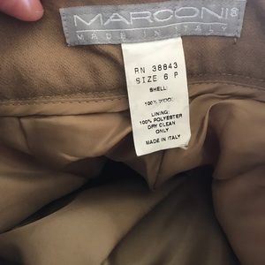 Vintage | Pants & Jumpsuits | Vintage Tan Marconi Wool High Waisted ...